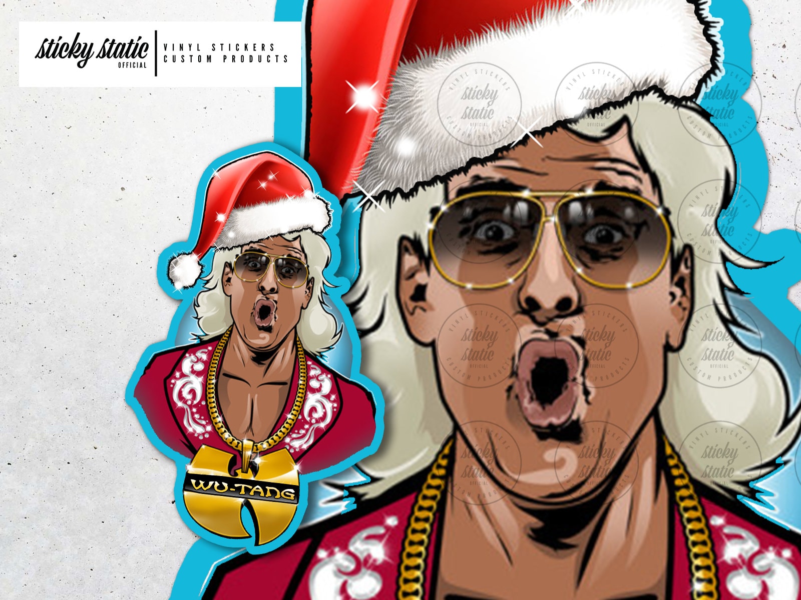 Ric Flair Wooo Sticker for Laptop, Notebook, Cellphone, Bicycles ...