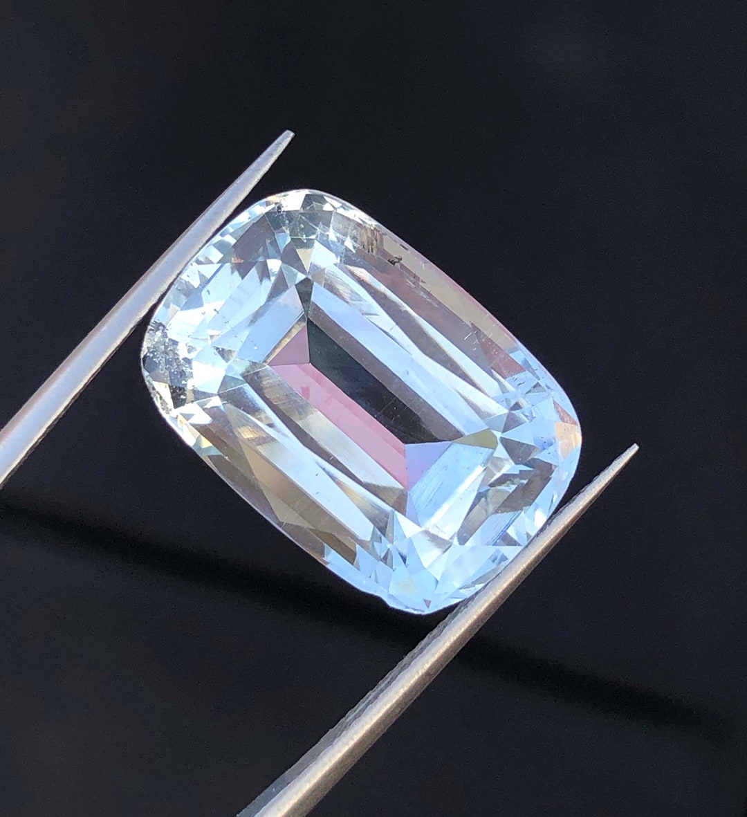 Santa Maria Aquamarine Gemstone, Cushion Cut, 12.90 CT - Etsy