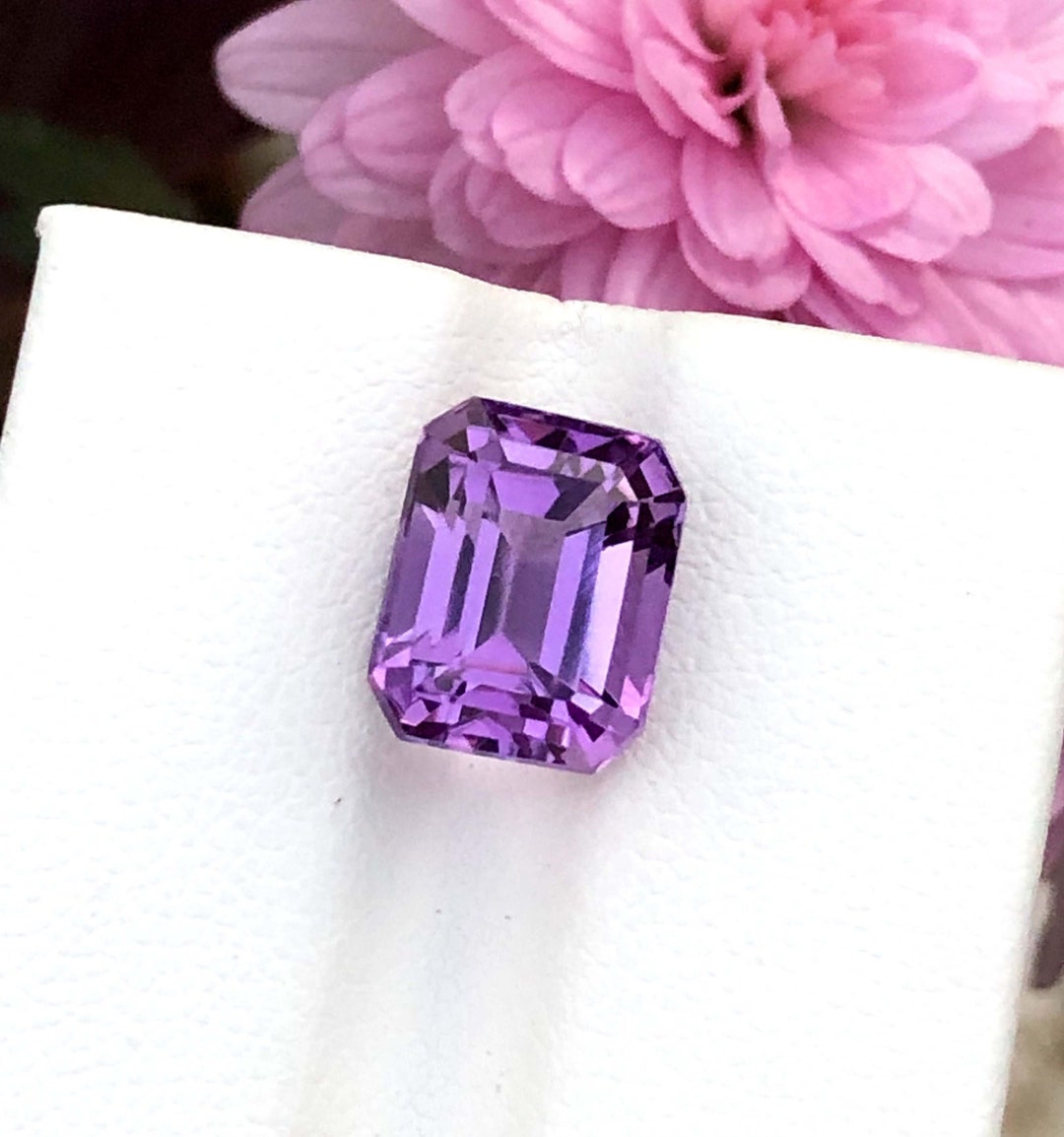 Radiant Cut Amethyst, Loose Gemstone, Luster Full Amethyst Faceted ...