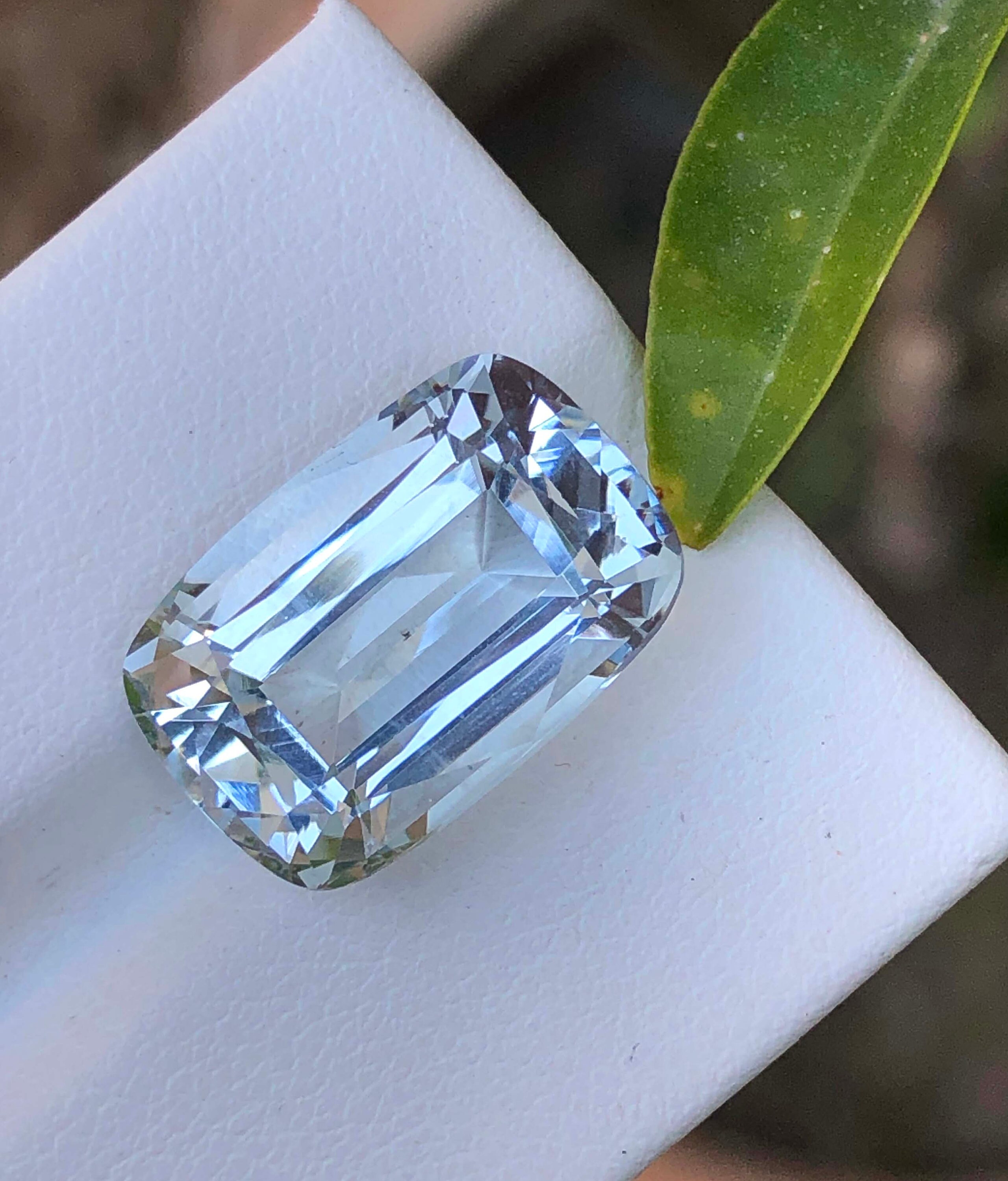 Santa Maria Aquamarine Gemstone, Cushion Cut Beryl, 10.55 CT - Etsy