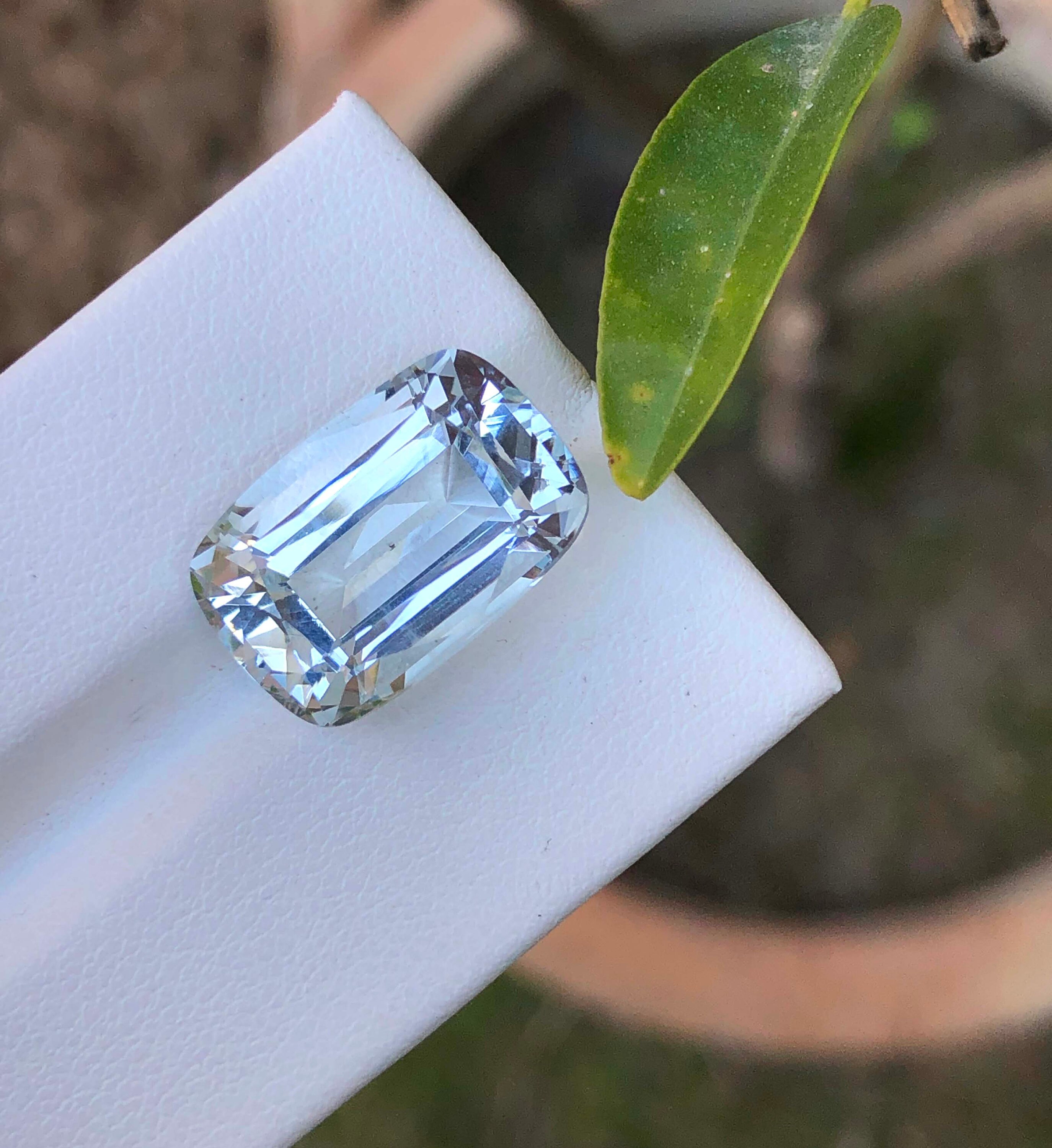 Santa Maria Aquamarine Gemstone, Cushion Cut Beryl, 10.55 CT - Etsy