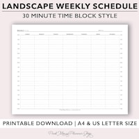 Weekly Schedule - Etsy