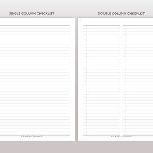 Printable to Do List Insert Blank Checklist Planner Page - Etsy