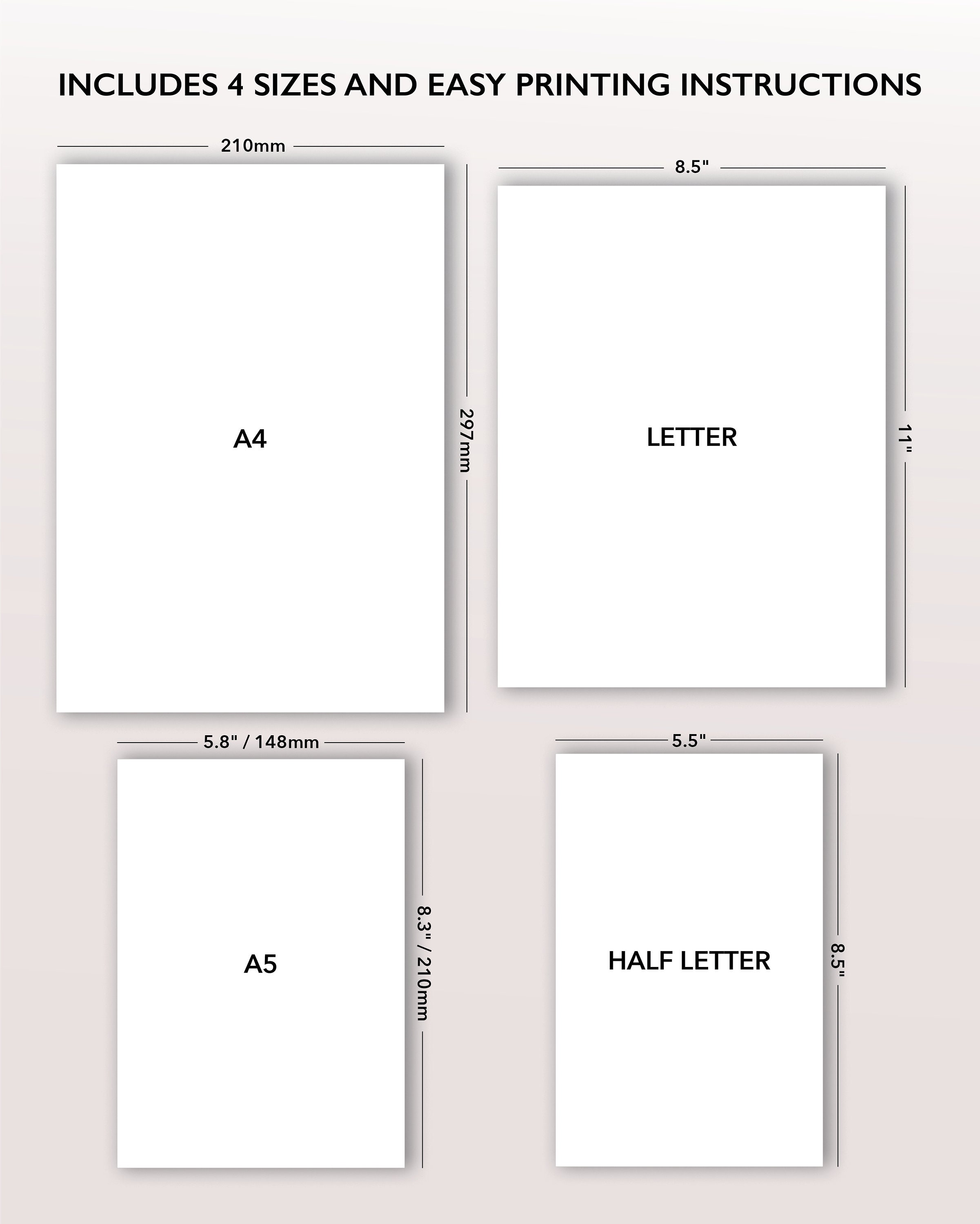 Printable Period Tracker Insert Menstrual Cycle Log Page - Etsy