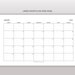2024 Lined Landscape Monthly Printable Planner Inserts, Printable ...