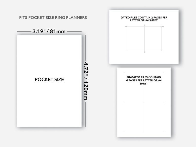 Daily Schedule With Work & Personal Task Lists, Day per Page Undated ...