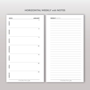 2024 Weekly Planner Printable & Weekly Notes, 2024 Weekly Agenda ...
