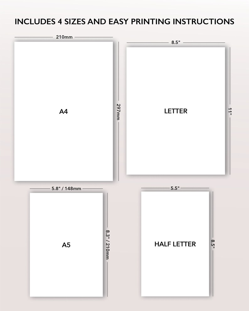 Printable to Do List Insert Blank Checklist Planner Template - Etsy