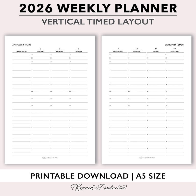 Softcover A5 Planner - Etsy