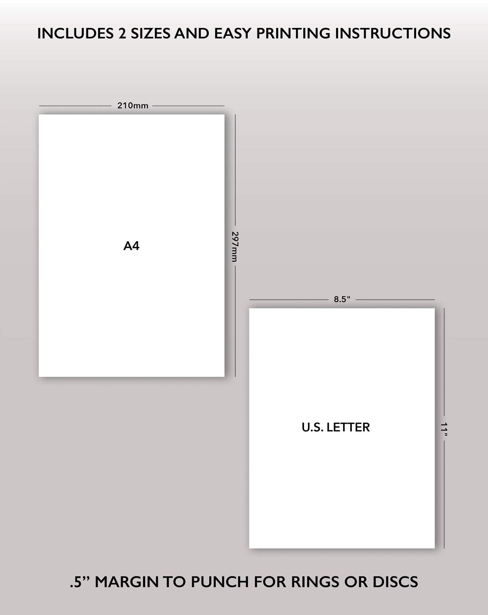 Printable Lined Paper, Printable Dot Grid Paper, Graph Paper Page, Note ...