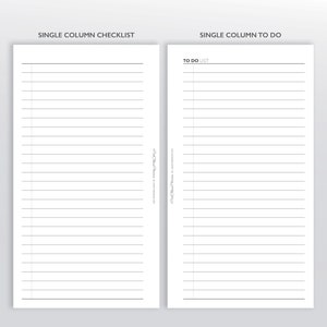 Printable to Do List Insert Checklist Planner Template - Etsy