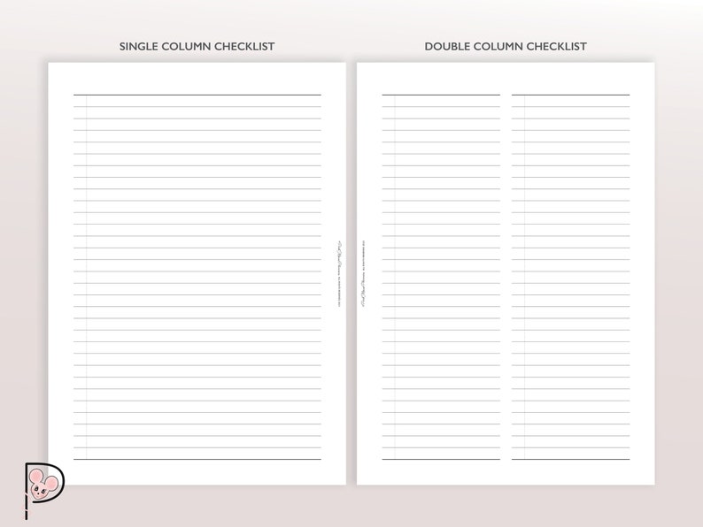 Printable to Do List Insert Blank Checklist Planner Template - Etsy