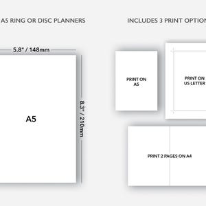 2025 Two Page per Day Daily Planner Printable W/ Weekly Dashboard ...