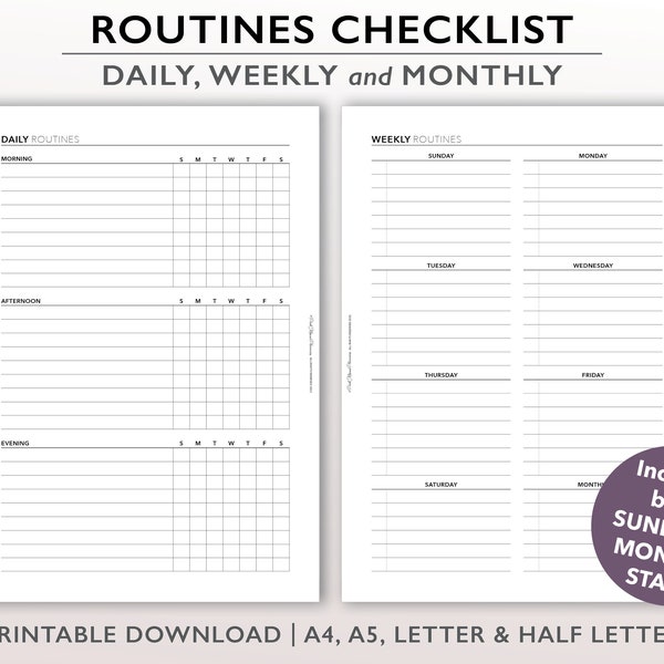 Routine - Etsy
