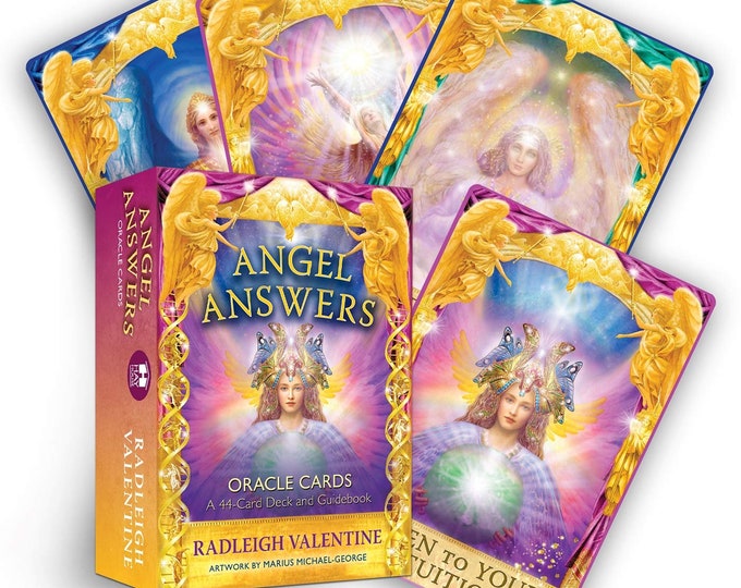 Angel Answers Oracle Cards & Book Set - Etsy