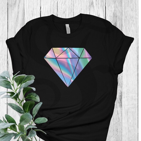 Holographic Shirt - Etsy