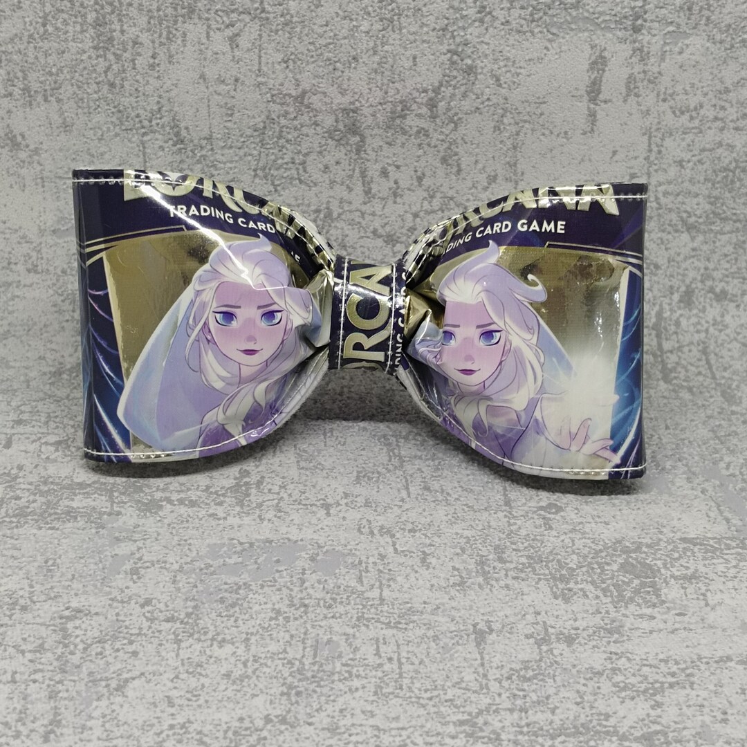 Upcycling Bow Tie, Bow Tie, Stitch, Handmade Lorcana Elsa - Etsy