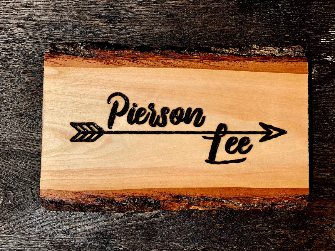 Custom Wood Burning With Text - Etsy
