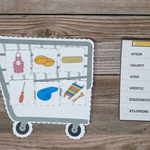 Super Center Busy Book Printable Game, Shopping Activity Worksheet ...