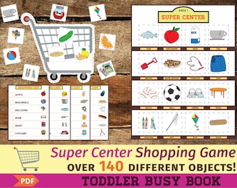 ICE CREAM Printable Busy Book. Preschool & Toddler Learning Activities ...