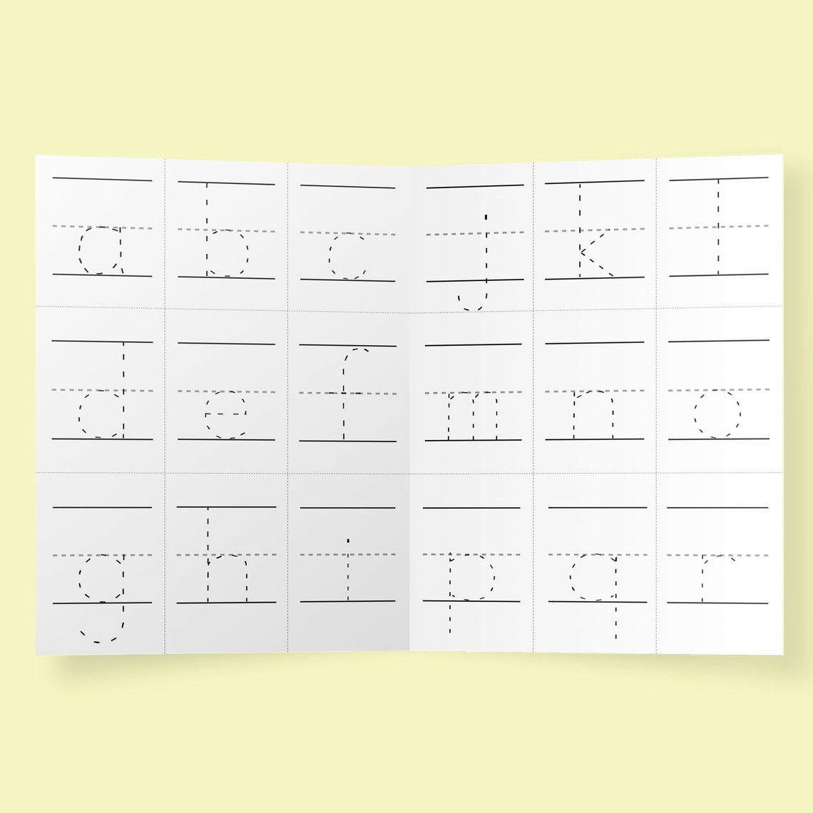 Alphabet Writing Lesson: Small, Tall & Fall Letter Activity ...