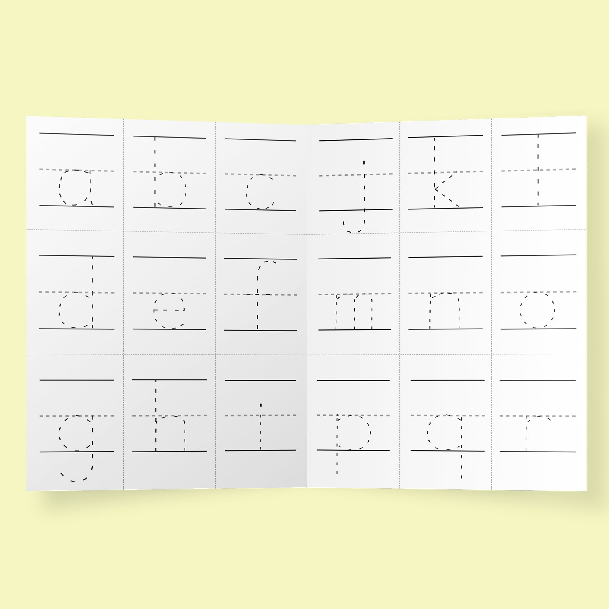 Alphabet Writing Lesson: Small, Tall & Fall Letter Activity ...