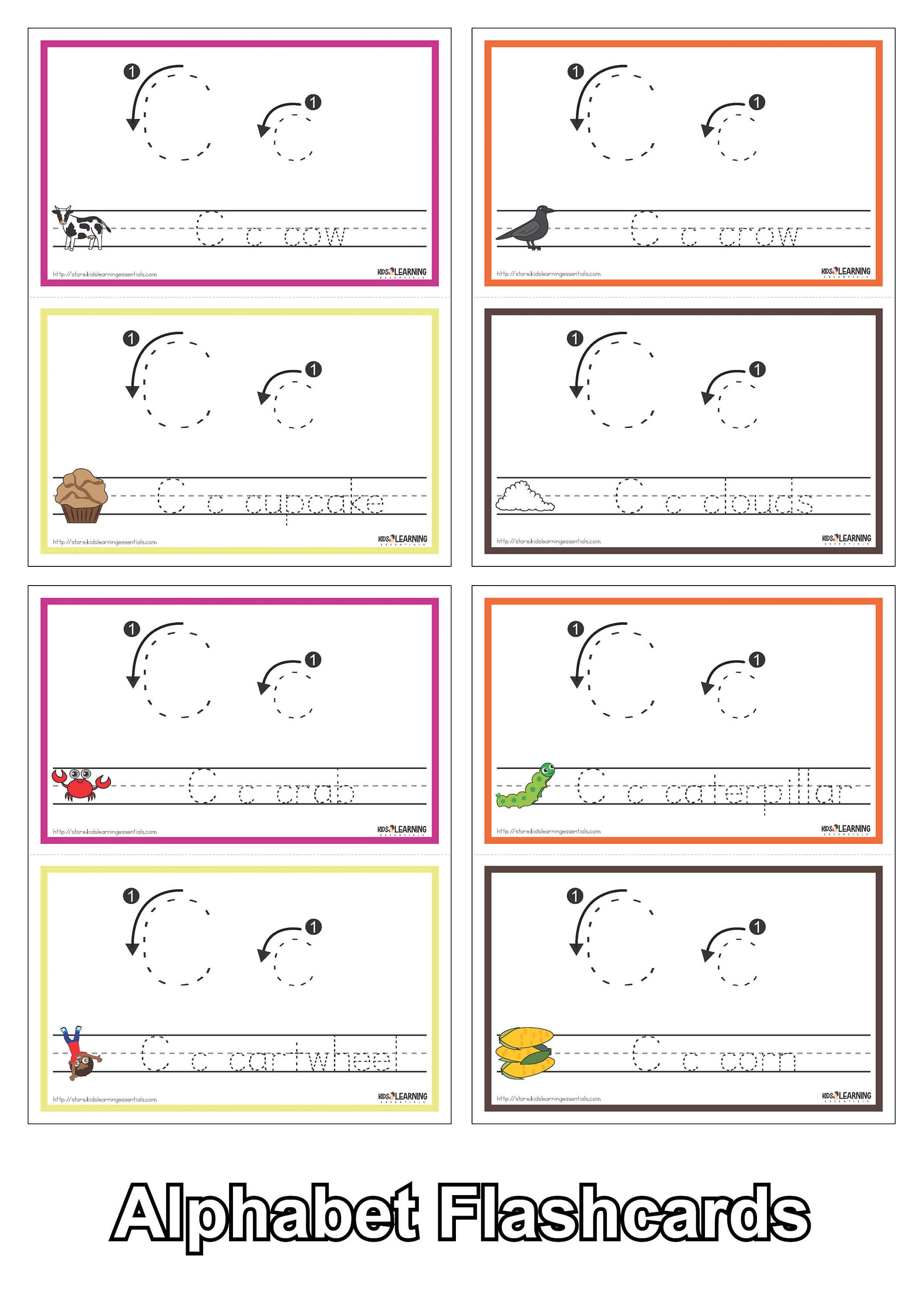 Oversized Alphabet Flashcards Bundle Printable ABC Cards - Etsy UK