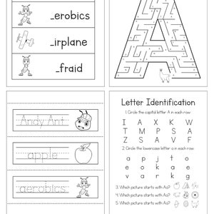 Letter of the Week Preschool Curriculum - Includes 26 Digital Alphabet ...