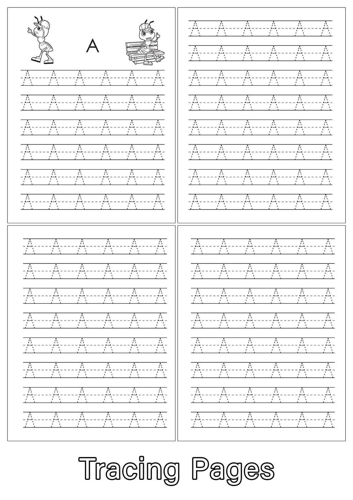 Andy Ant Goes on an Adventure Letter of the Week Preschool Activities ...