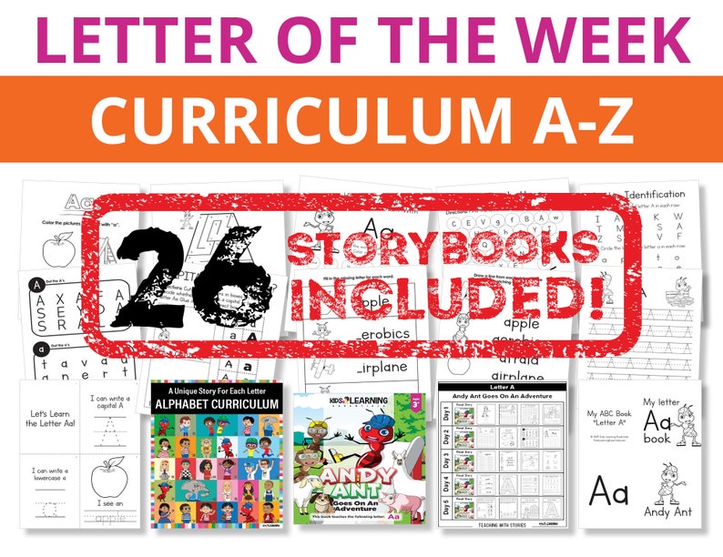 Letter Of The Week Curriculum Preschool