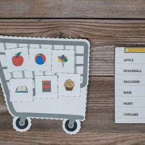 Super Center Busy Book Printable Game, Shopping Activity Worksheet ...