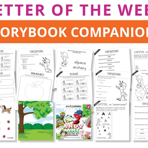 Letter of the Week Preschool Curriculum Includes 26 Digital | Etsy