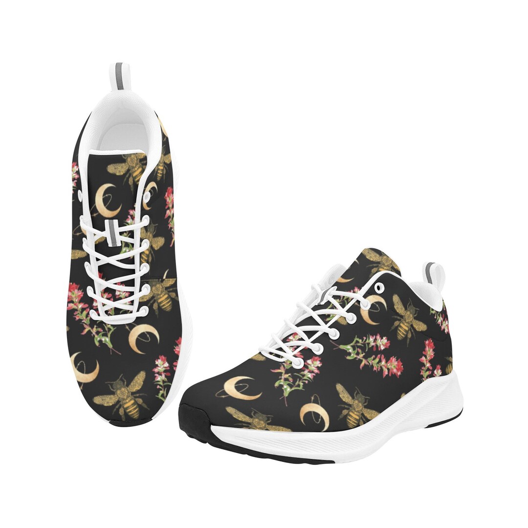 Witchy Shadow Bee Runners Witchy Shoes Witchy Clothing - Etsy