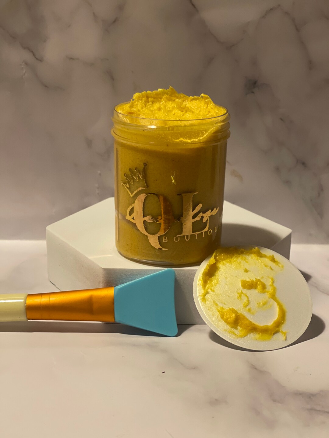 Tumeric Face and Body Foaming Scrub Lighten Dark Spots - Etsy