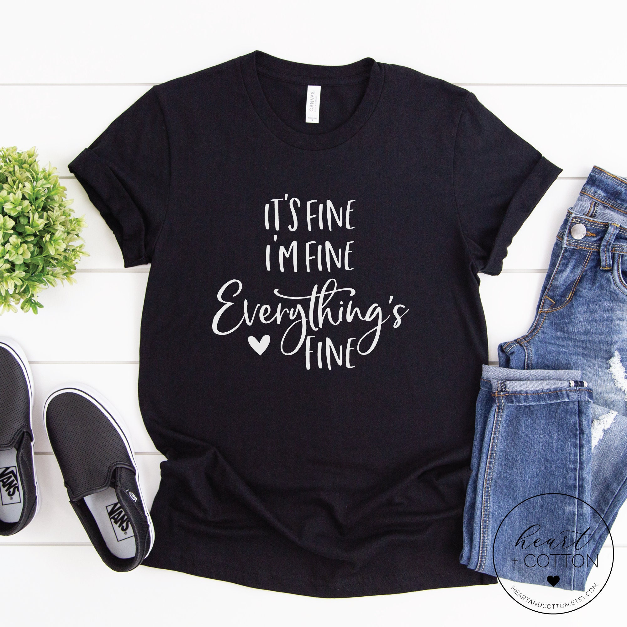 It's Fine I'm Fine Everything is Fine Shirt | Etsy