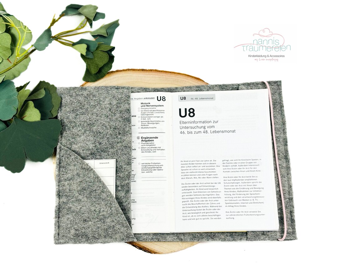 U-book Cover, Examination Book Cover, Envelope, Personalized, Bambi - Etsy