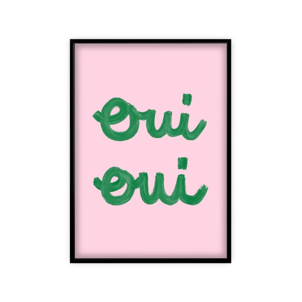 Oui Oui Art Print - Etsy