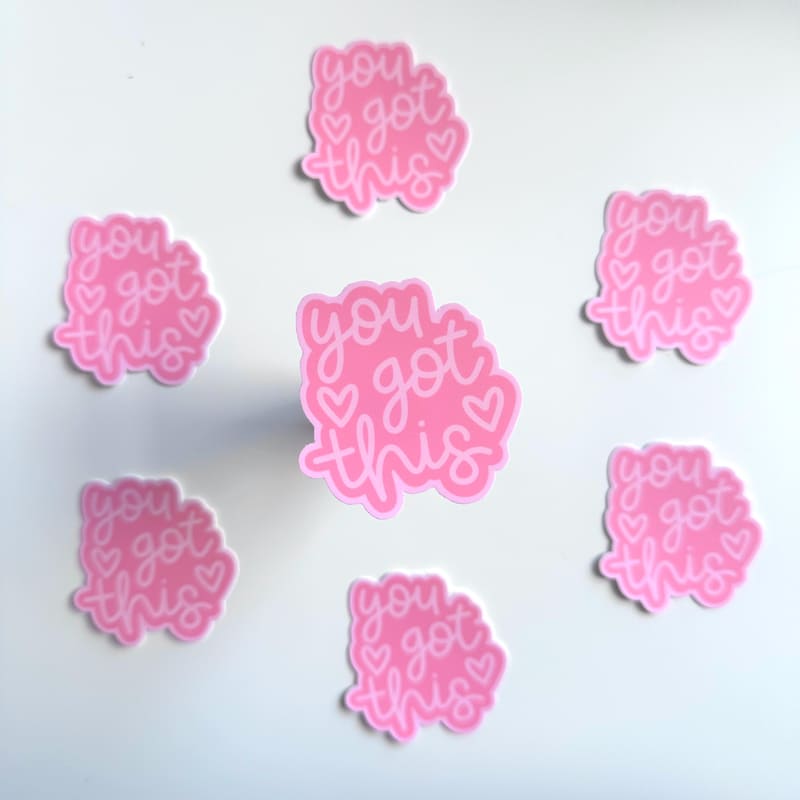 Pink Stickers - Etsy