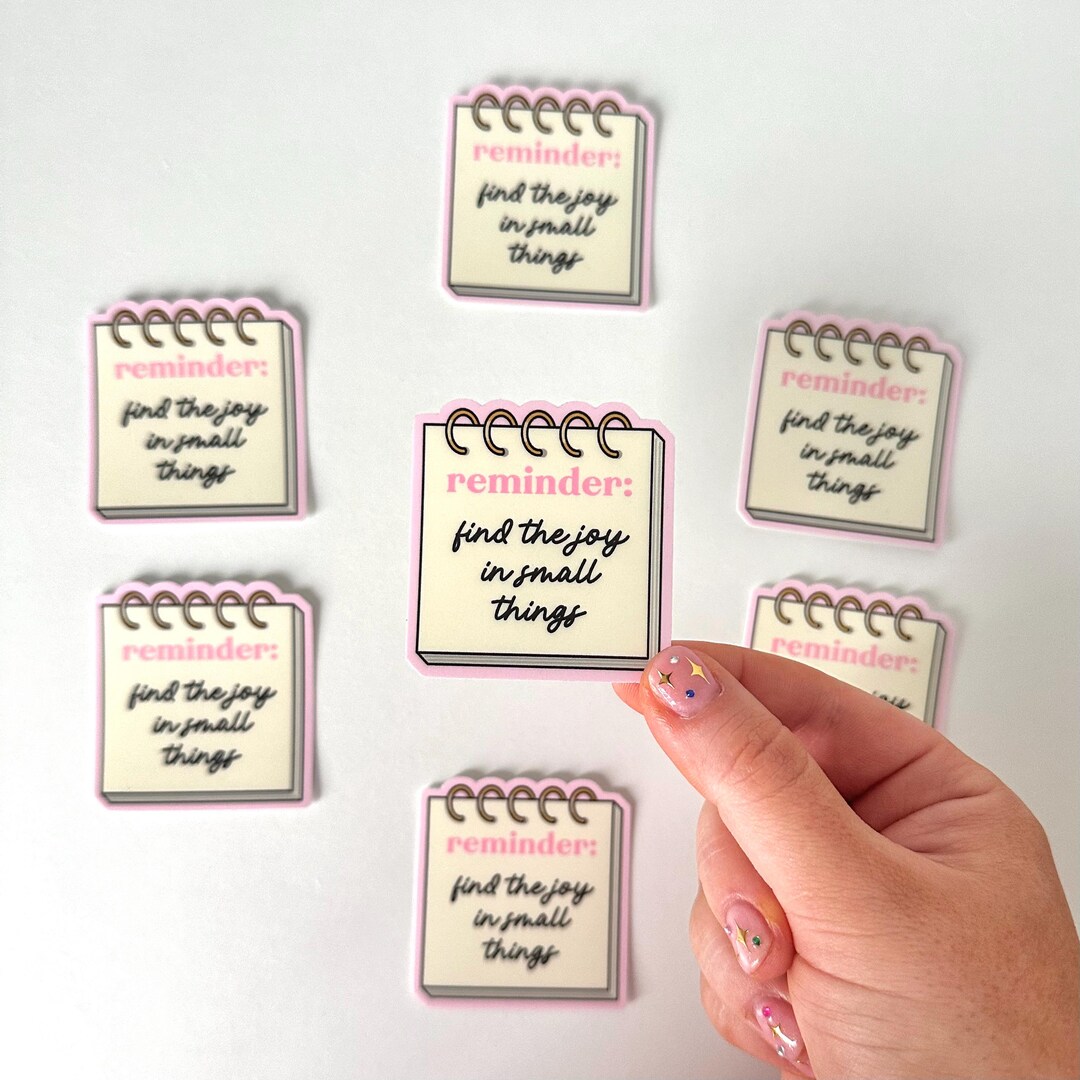 Find the Joy in Small Things Sticker | Reminder Manifest Good Vibes ...