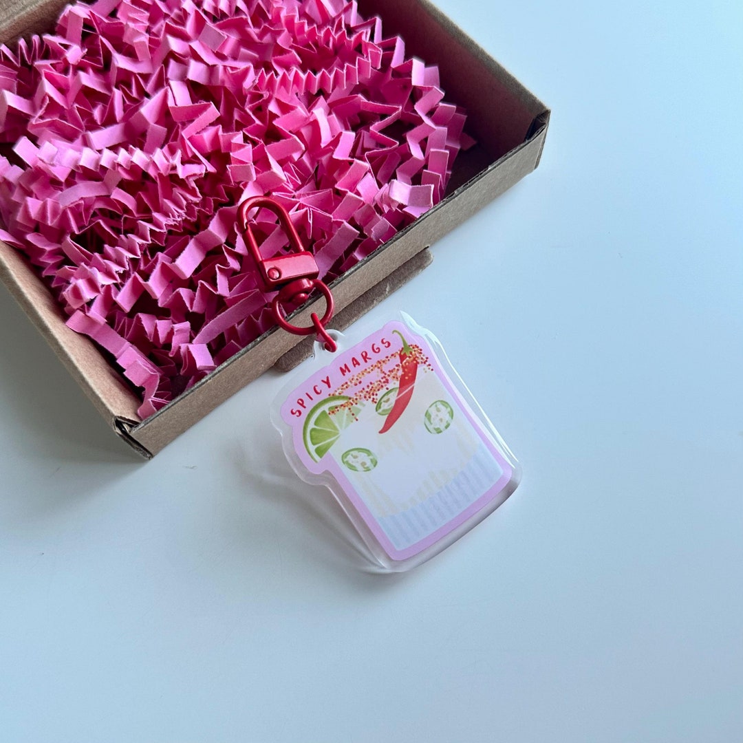 Spicy Marg Cocktail Keyring | Margaritas Lime Chilli Jalapeños Girly ...