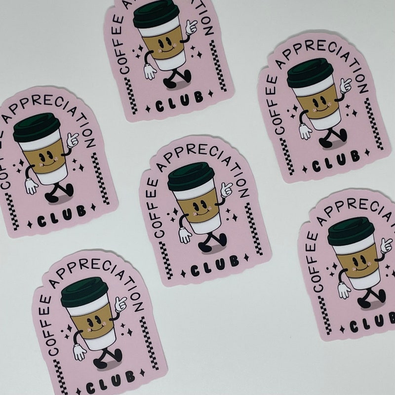 Coffee Cup Stickers - Etsy