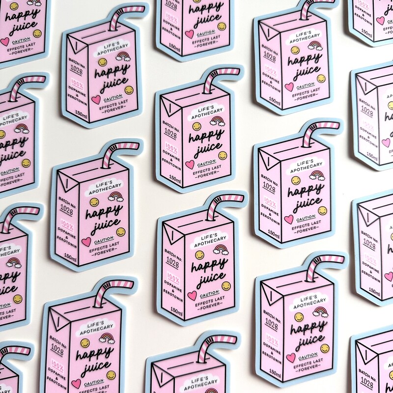 Juice Box Stickers - Etsy
