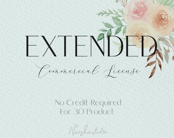 Extended Commercial License for Commercial Use Clipart, for Small ...