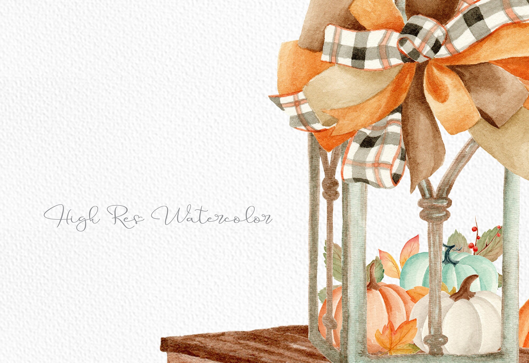 Watercolor Autumn Decor Clipart Thanksgiving Decor Fall Leaves - Etsy