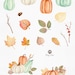 Watercolor Fall Clipart Watercolor Pumpkins Clipart Pumpkin ...