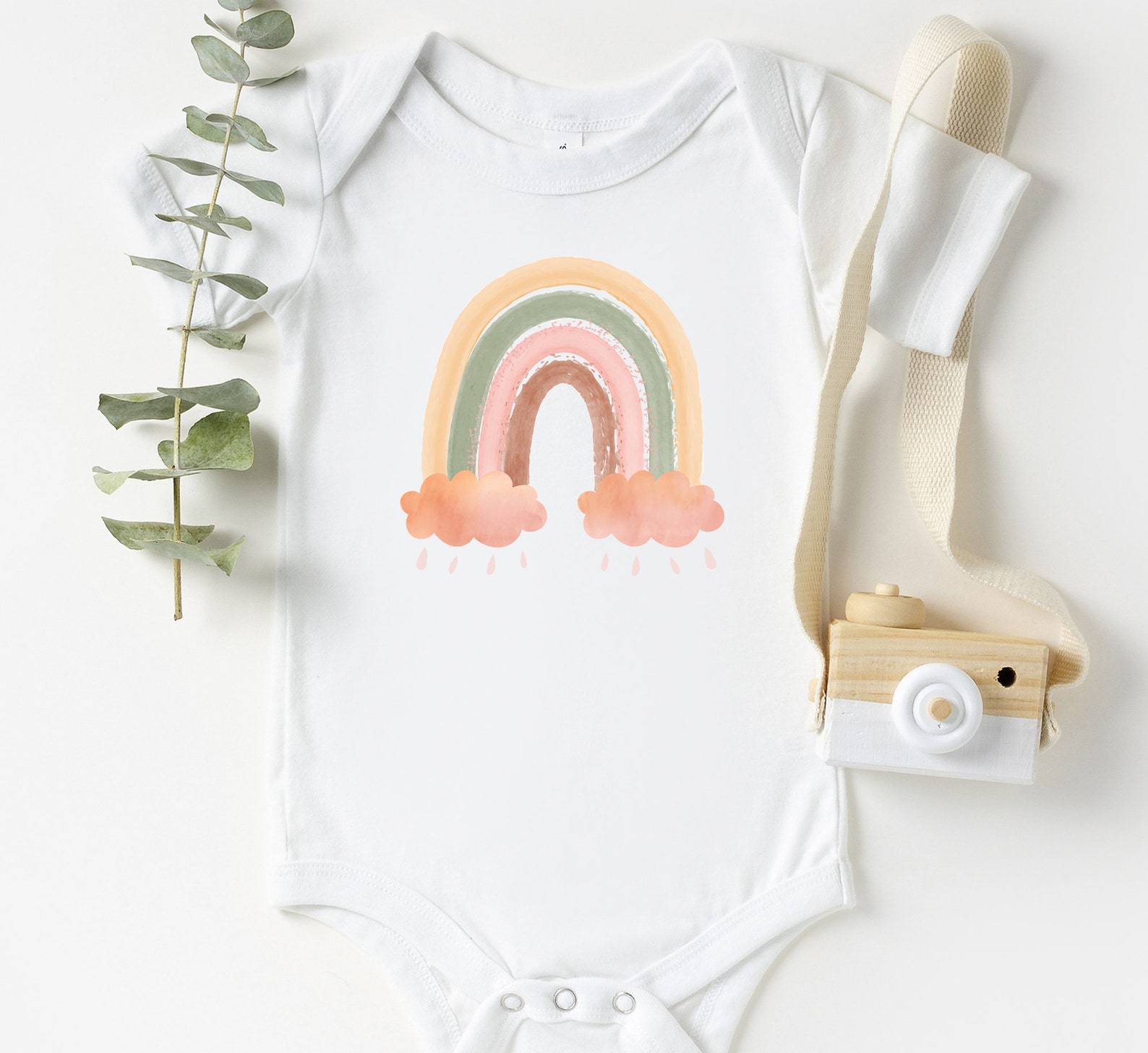 Watercolor Boho Rainbow Clip Art/ Boho Clipart/ Rainbow Png/ | Etsy