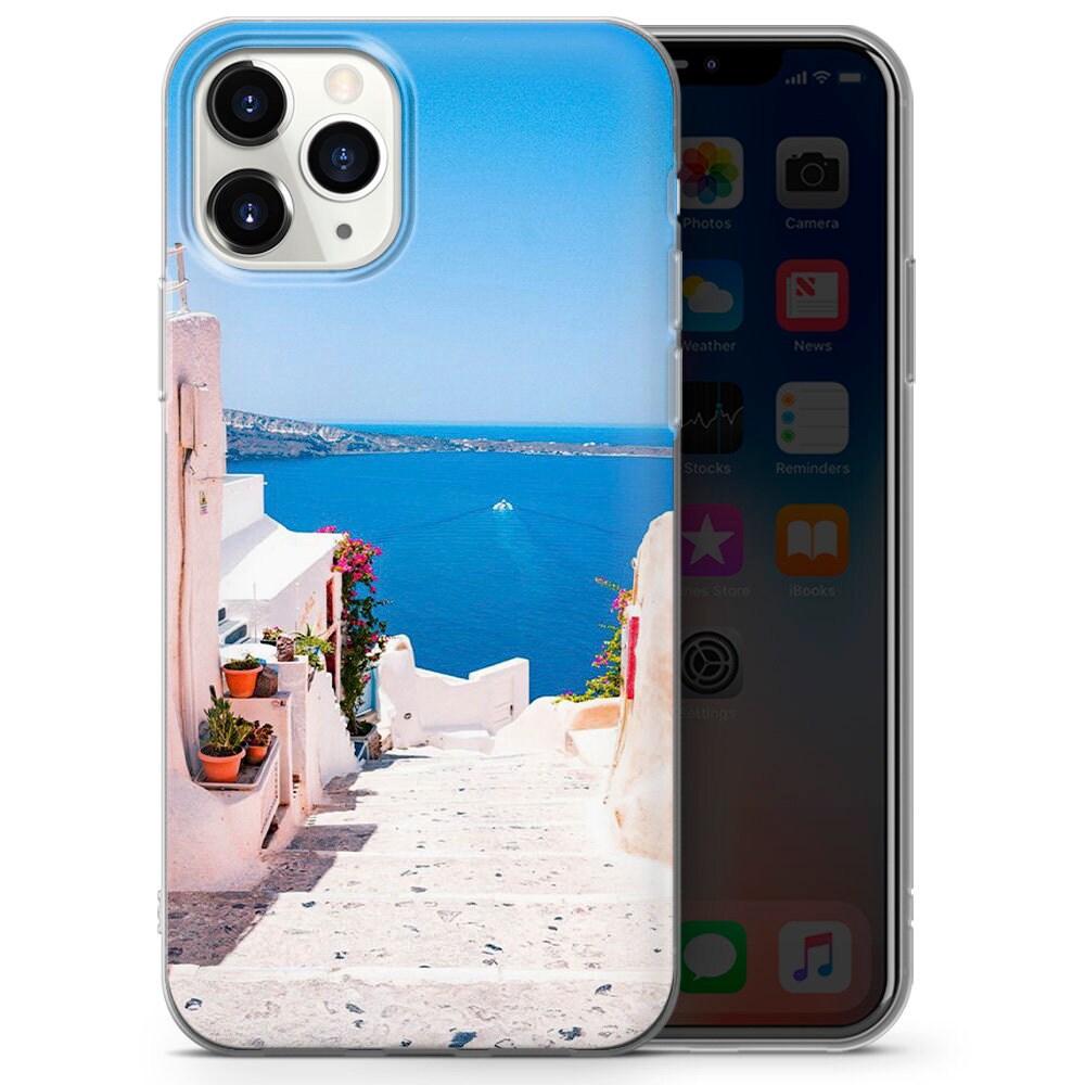 Santorini Beautiful Greece Phone Case Cover for iPhone 15 Pro Max 7,8 ...