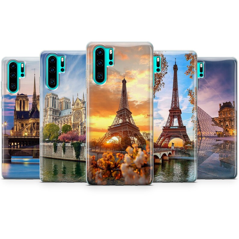 Paris France Eiffel Tower Louvre Notre Dame Phone Case Cover - Etsy