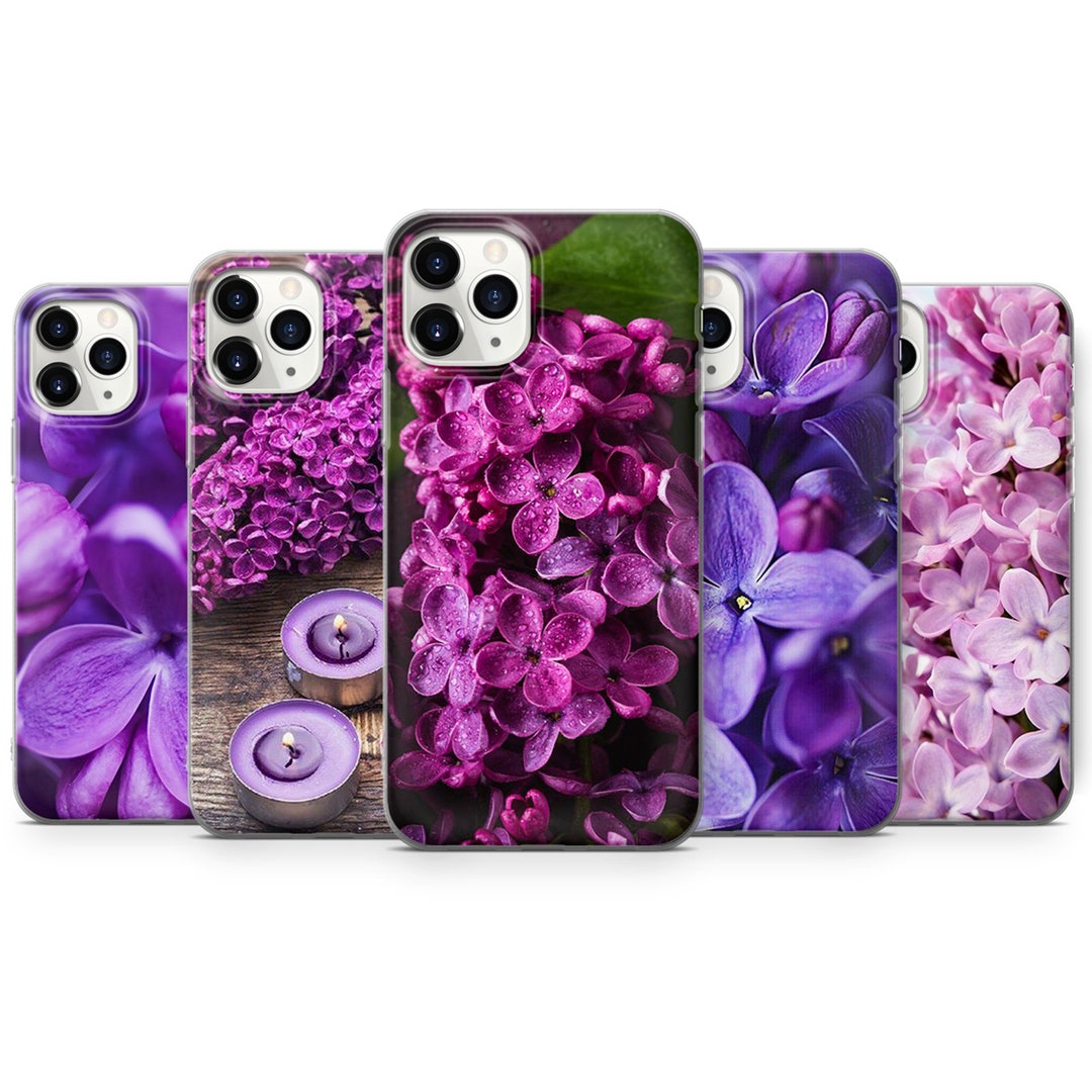 Lilac Beautiful Flower Phone Case Cover for iPhone 15 Pro Max 7,8 ...