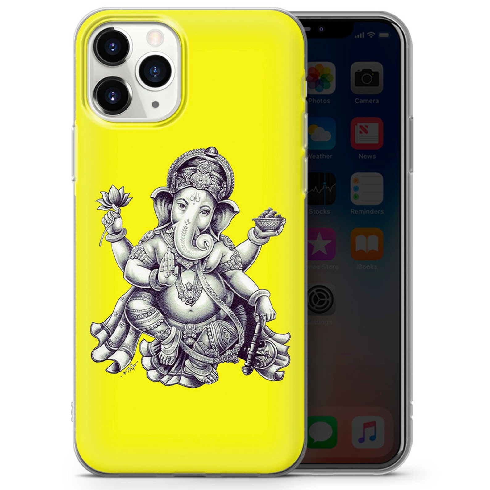 Ganesh Ganesha Hinduism Design Phone Case Cover for iPhone 16 Pro Max 7 ...